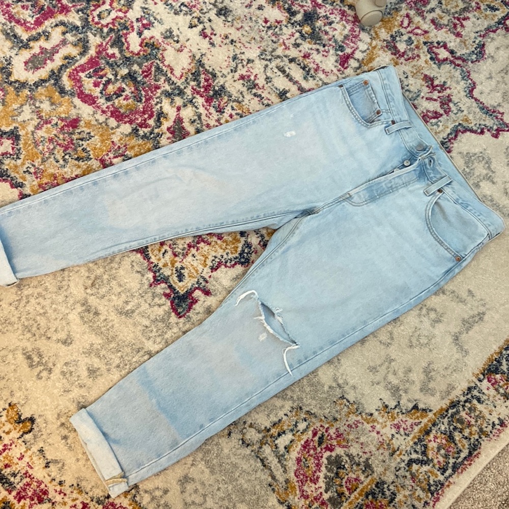 501 S Skinny Bottom Down Jeans - Gem
